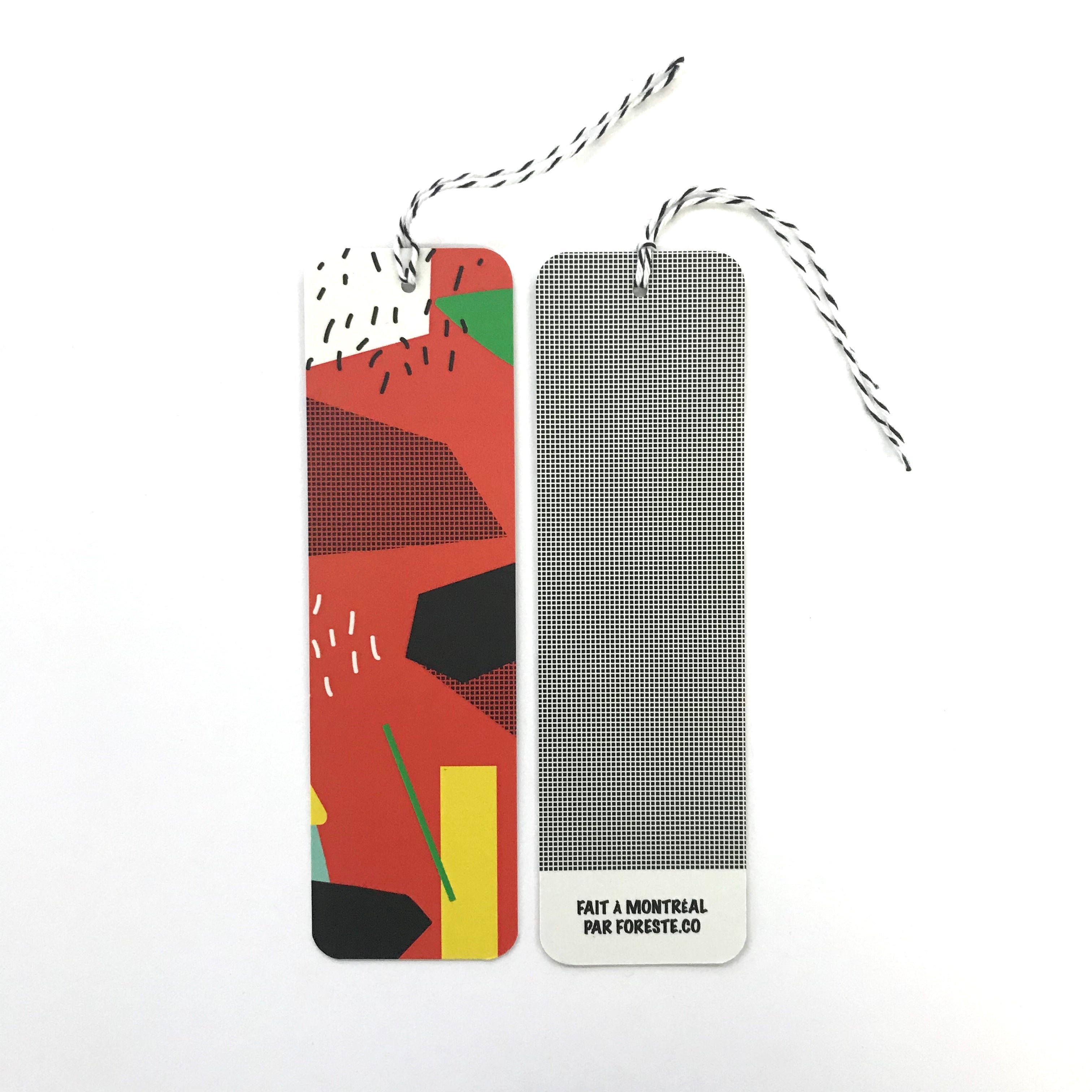 Paquet de 10 Signets en carton plastifié / Cardstock bookmarks – UNIK ...